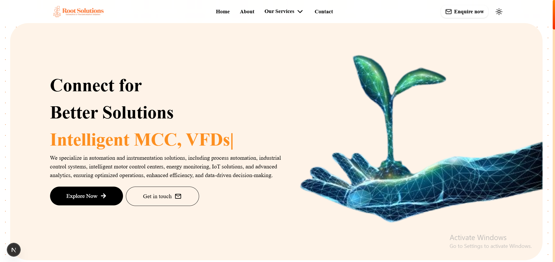 Root Solutions - Excellence In Instrumentation and Automation